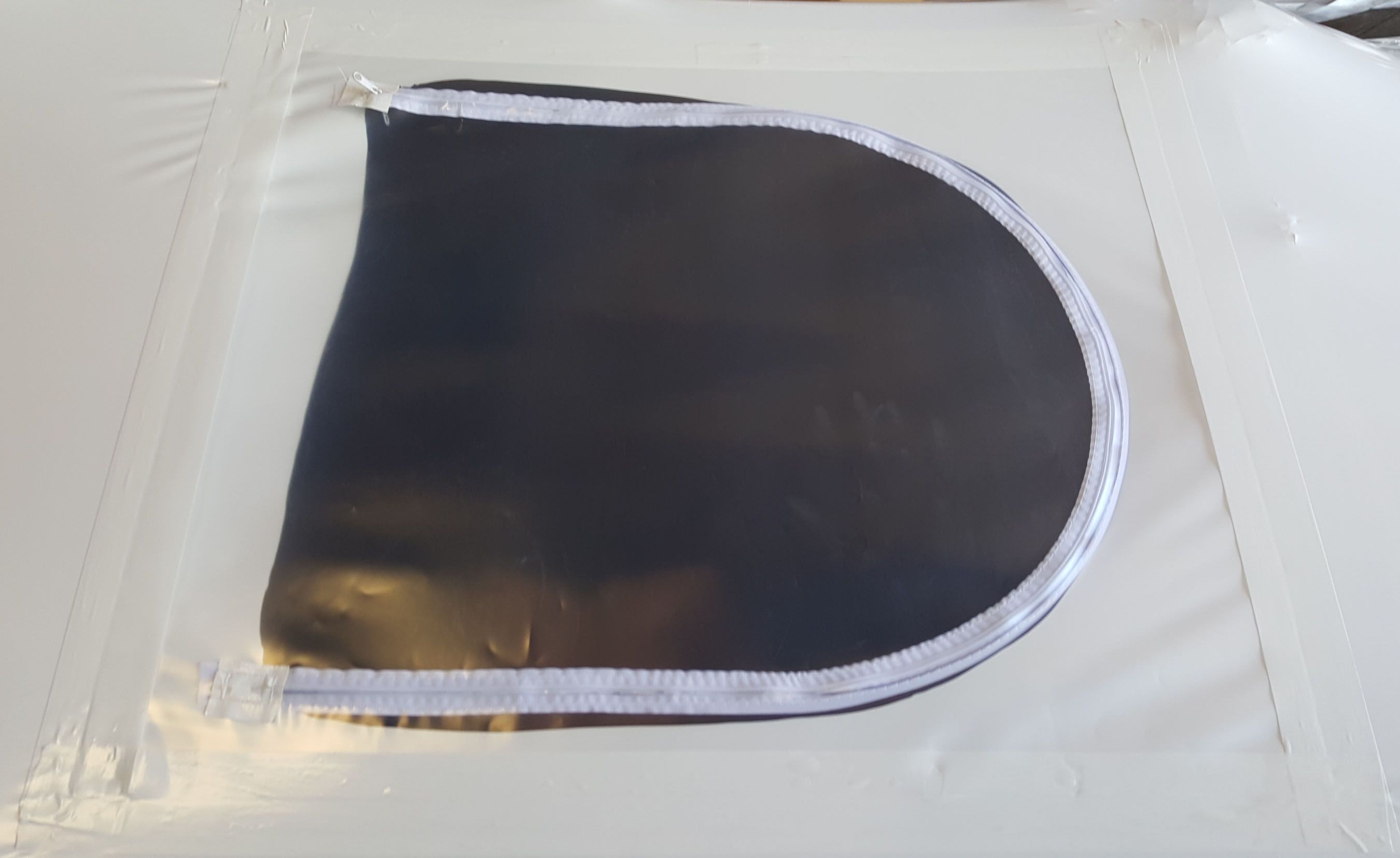 30" x 48" Zipper Access Door (DS-48W) White - Dr. Shrink